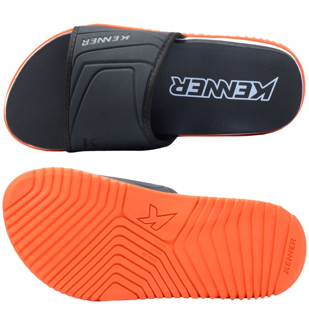 Sandália Masculina Kenner Slide Go Preta - overboard