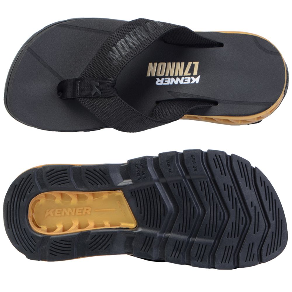 Sandália Masculina Kenner X L7 Rakka Preto - overboard