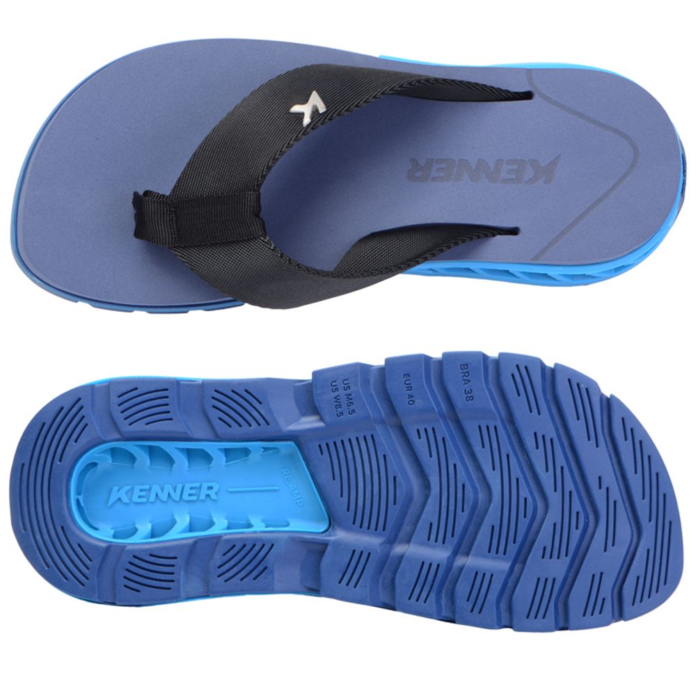 Sandália Masculina Kenner Rakka Azul - overboard