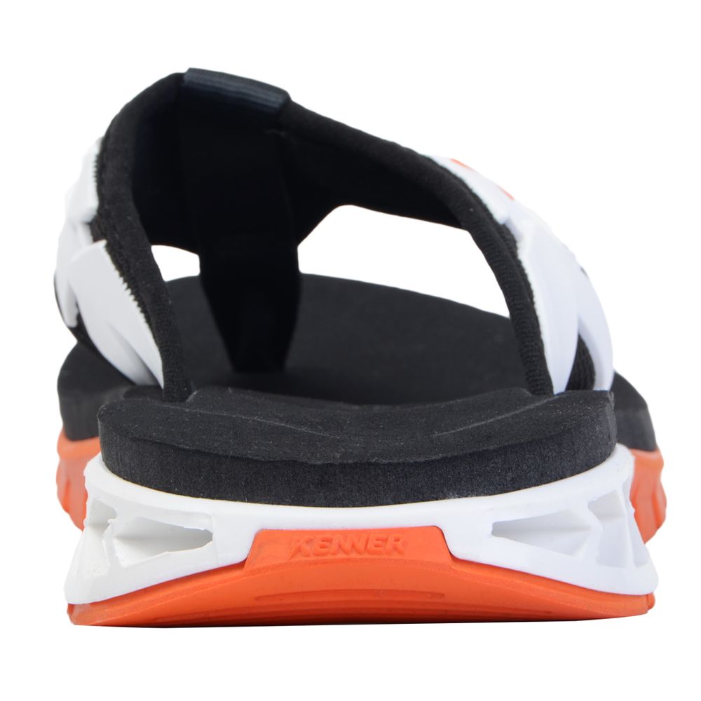 Sandália Masculina Kenner Rakka Ultra Force Preto e Laranja - overboard