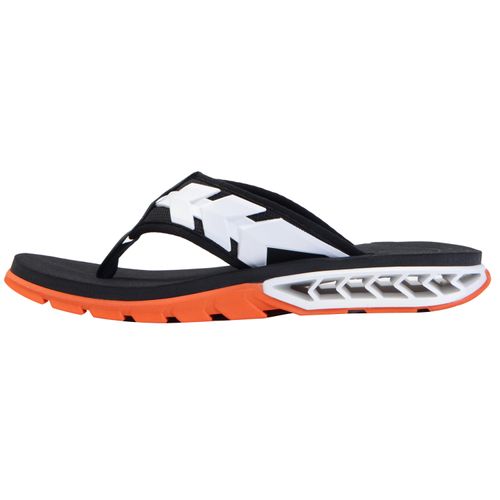 Sandália Masculina Kenner Rakka Ultra Force Preto e Laranja - overboard