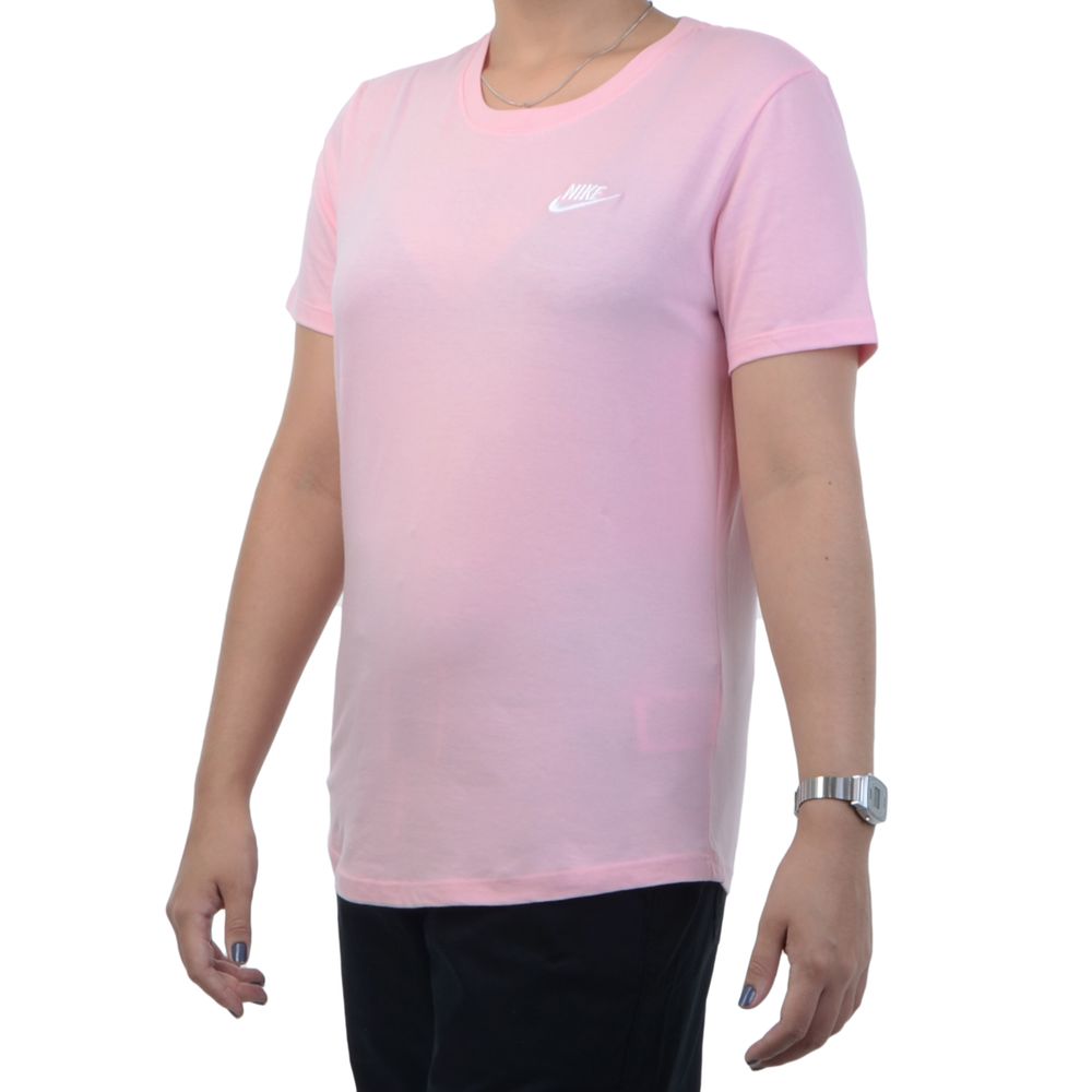 Blusa Feminina Nike Baby Look Rosa - overboard