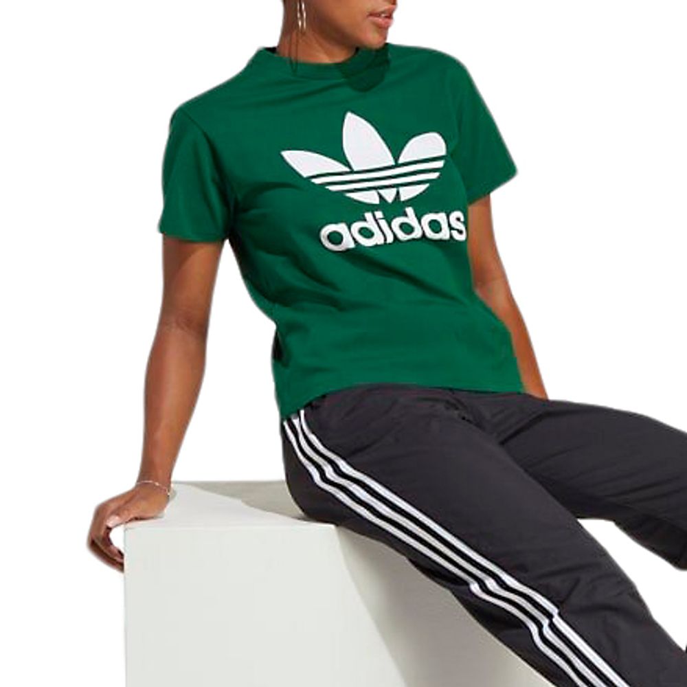 Blusa Feminina Baby Look Adidas Adicolor Classics Trefoil - overboard