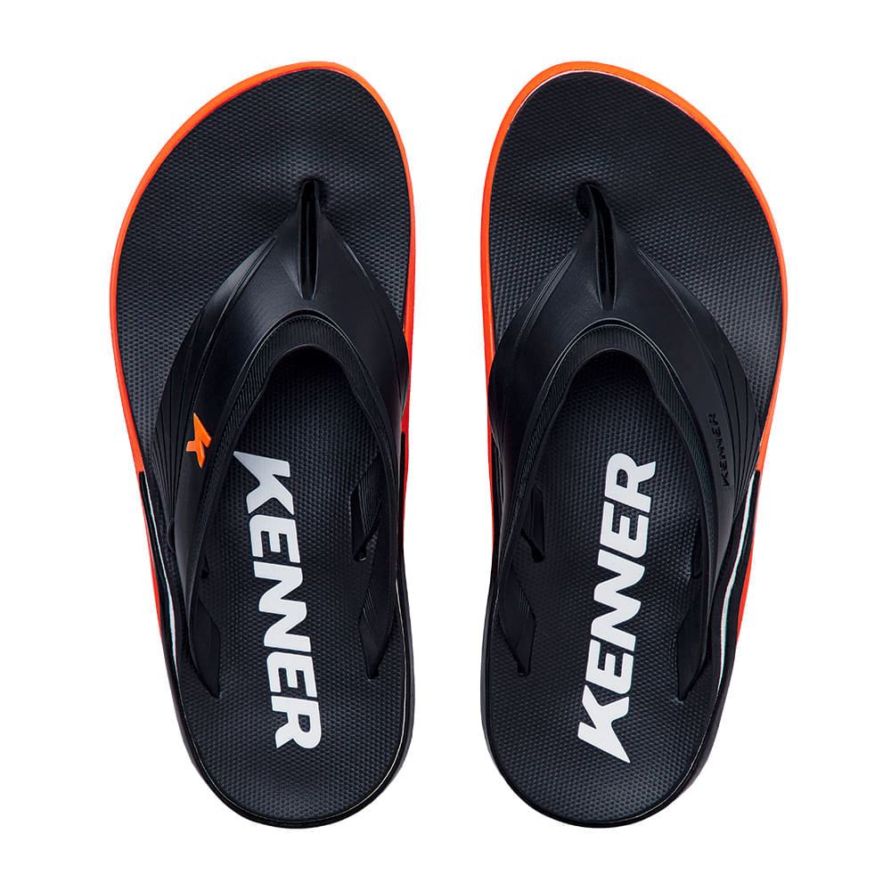 Sandália Masculina Kenner X Level Laranja - overboard