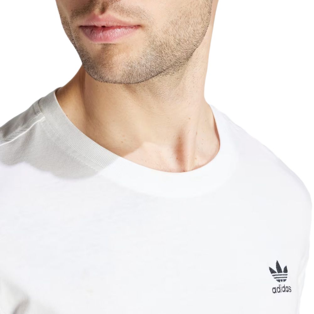 Camiseta Masculina Adidas Trefoil Essentials Branco - overboard