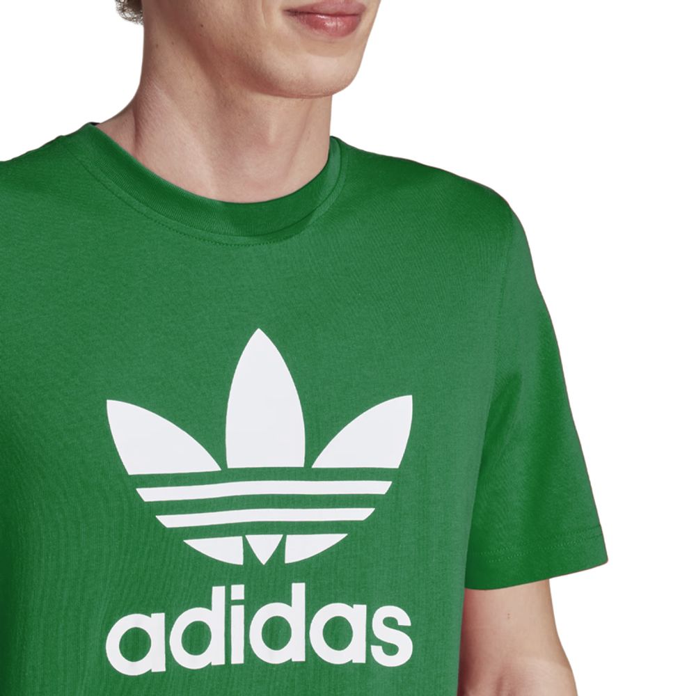 Camiseta Masculina Adidas Trefoil Verde - overboard