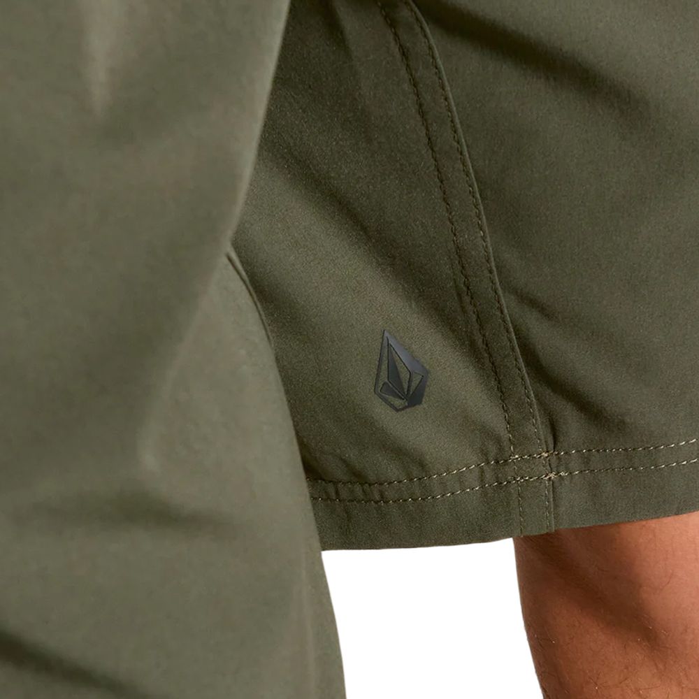 Bermuda Híbrida Volcom Cross Shred Squadron Green - overboard